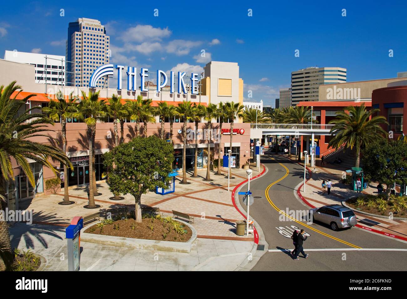 The Pike Mall, Long Beach, Los Angeles, California, USA Stock Photo - Alamy