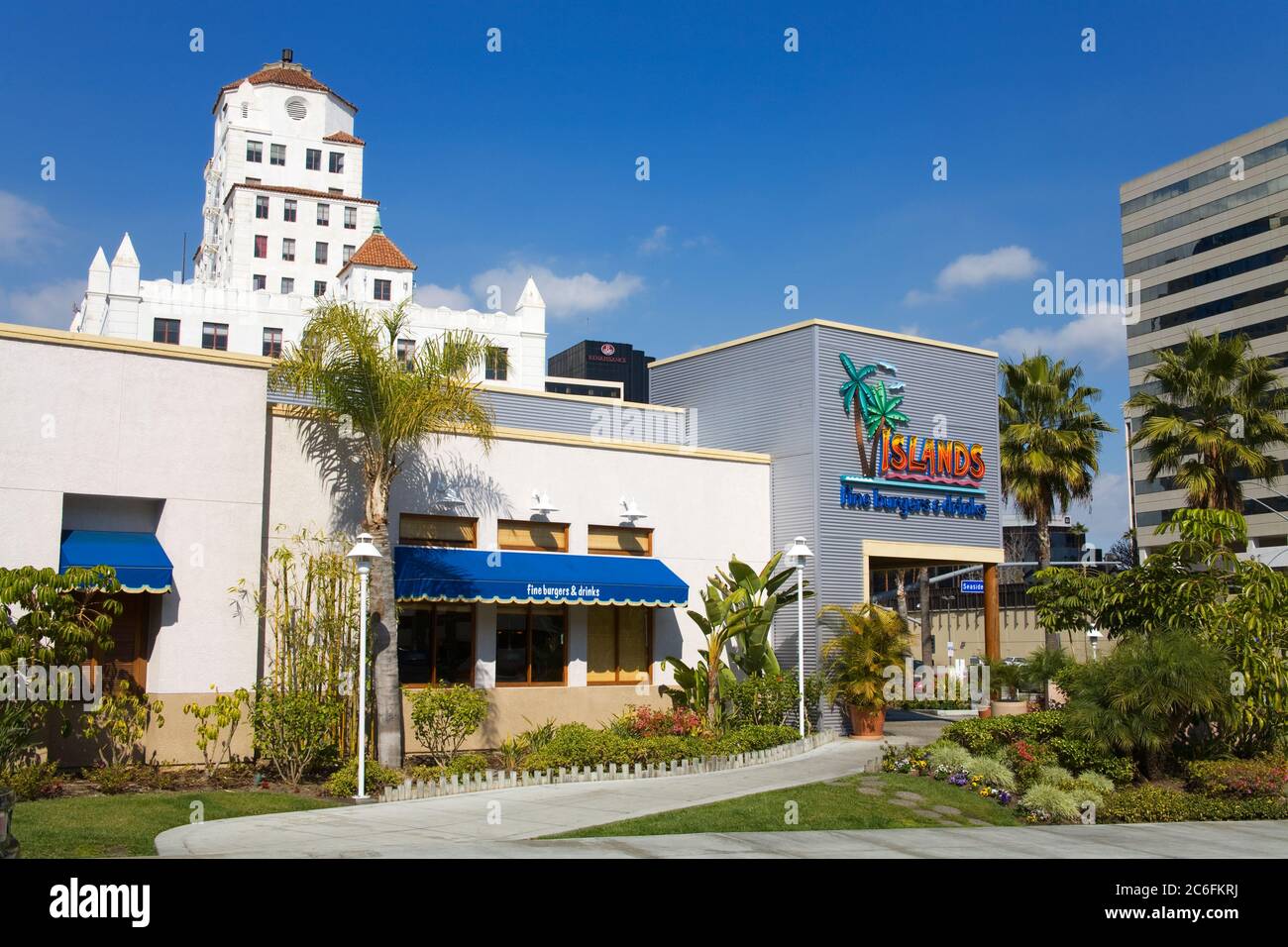 The Pike Mall, Long Beach, Los Angeles, California, USA Stock Photo - Alamy