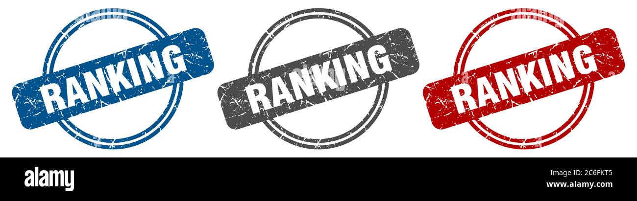 ranking stamp. ranking sign. ranking label set Stock Vector Image & Art ...
