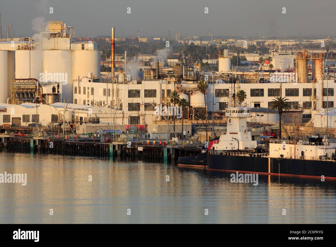 Port of Los Angeles, San Pedro, Los Angeles, California, USA Stock ...