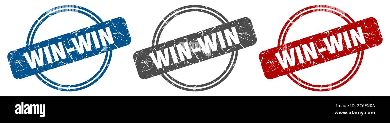win-win stamp. win-win sign. win-win label set Stock Vector Image & Art ...