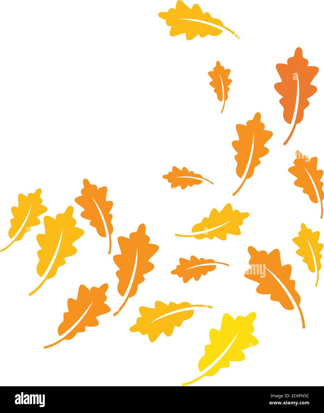 autumn Leaf background template vector illustration Stock Vector Image ...