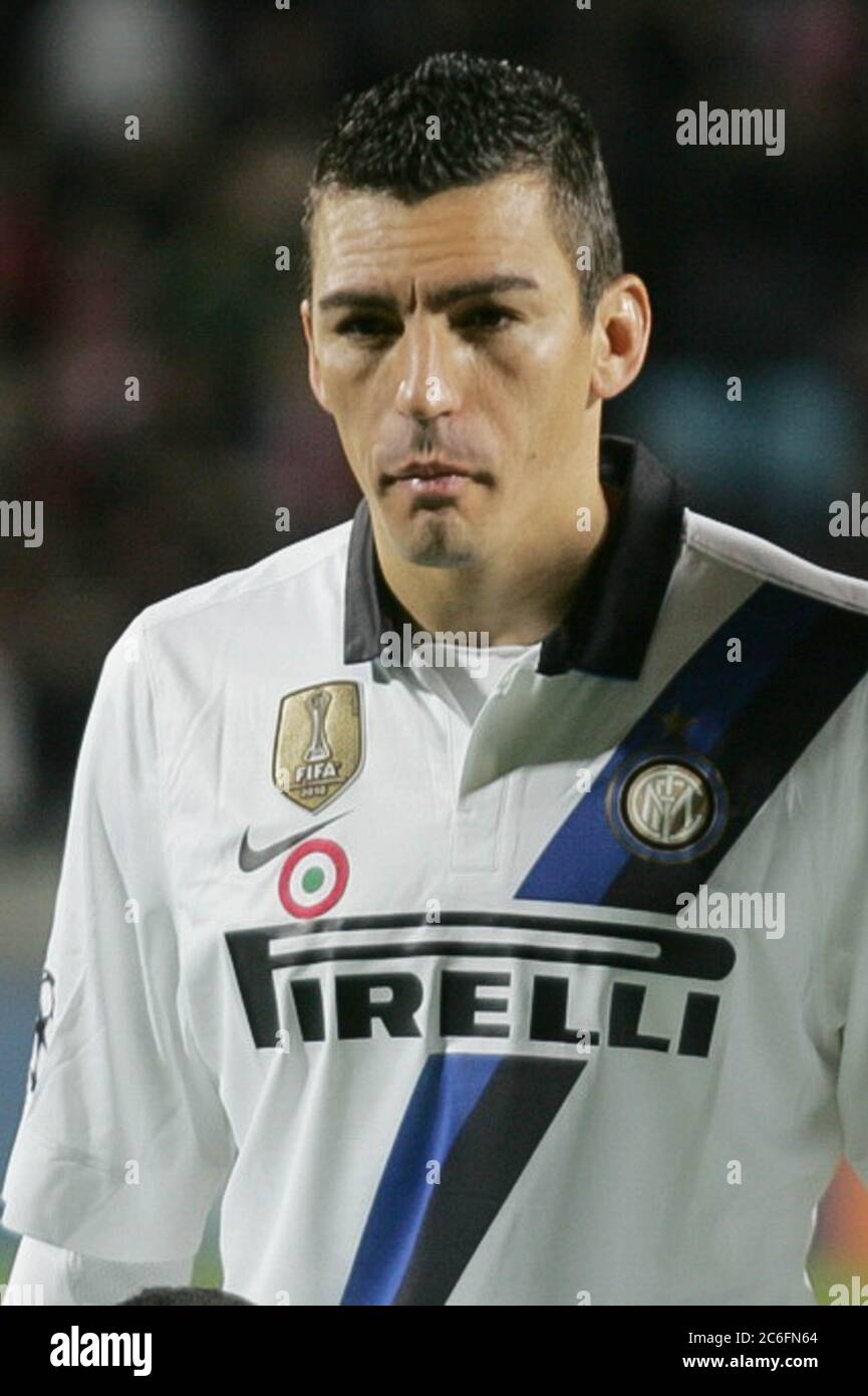 Lucio during the Champion League 2011 - 2012 , OSC Lille - Inter Milan ...