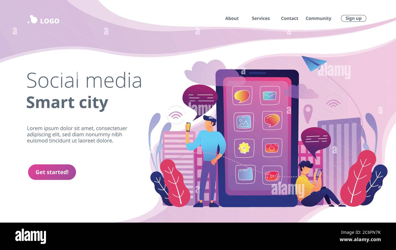 Socialmedia social media Stock Vector Images - Alamy