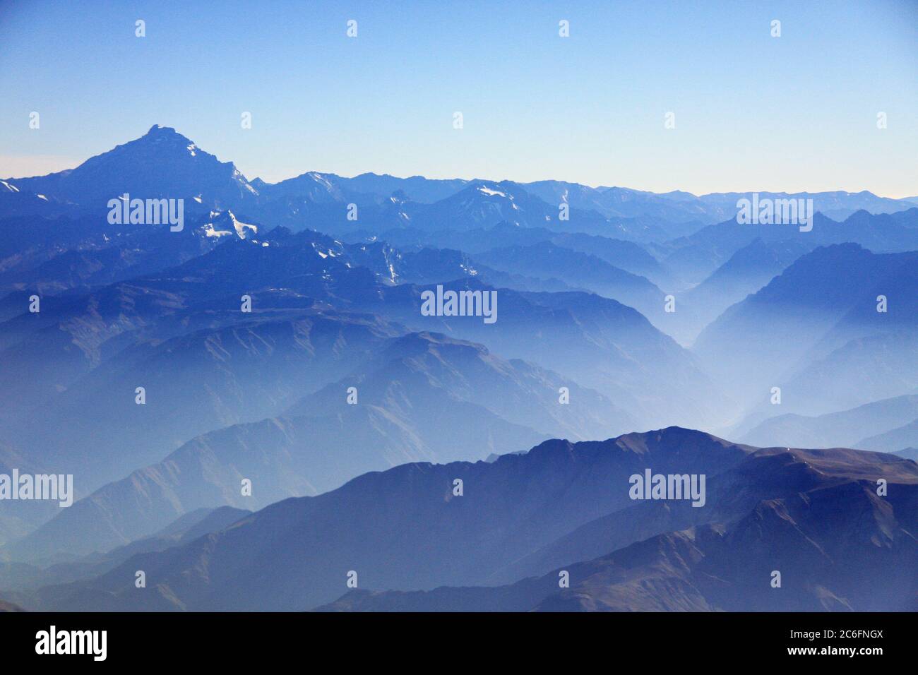 aerial views of Chile Stock Photo - Alamy