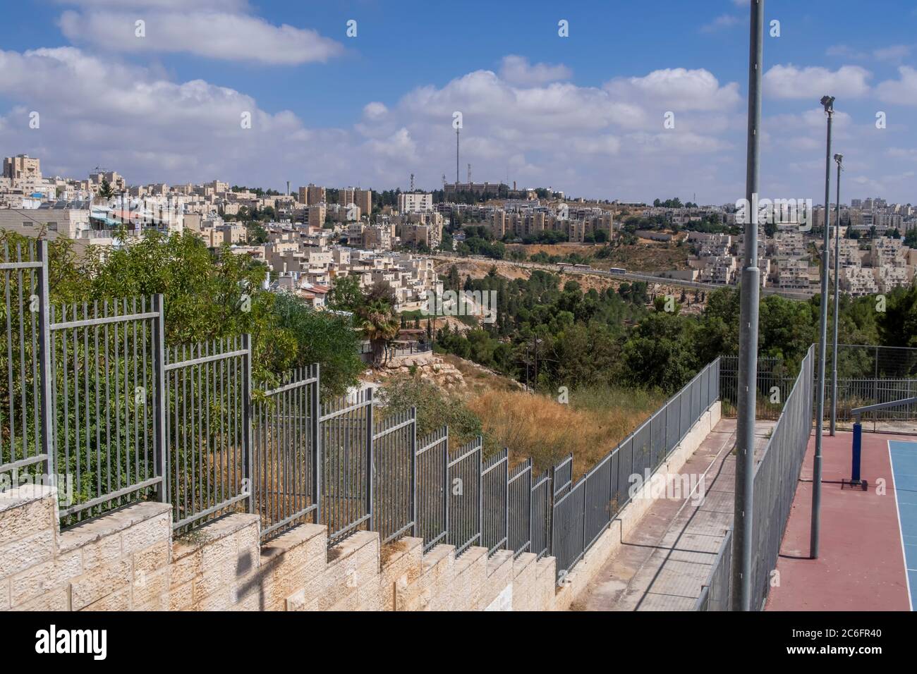 View of Neve Yaakov also Neveh Ya'aqov and Pisgat Ze'ev or Pisgat Zeev ...