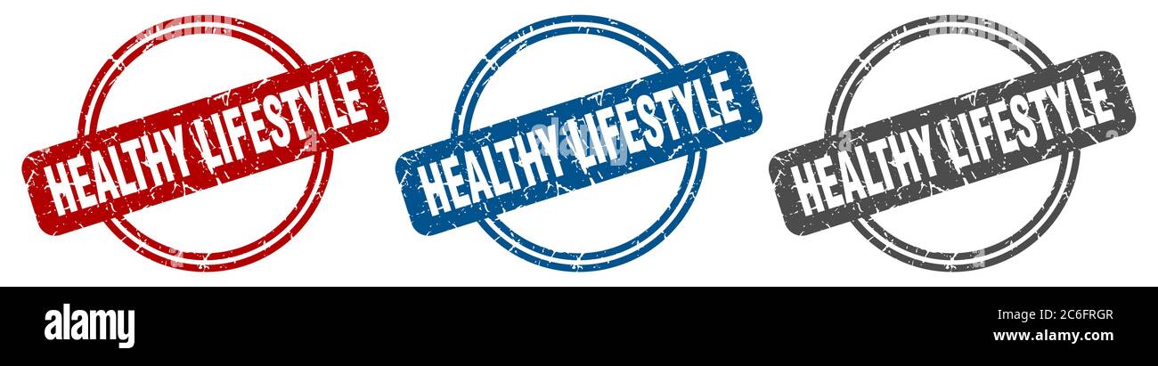 healthy lifestyle stamp. healthy lifestyle sign. healthy lifestyle ...