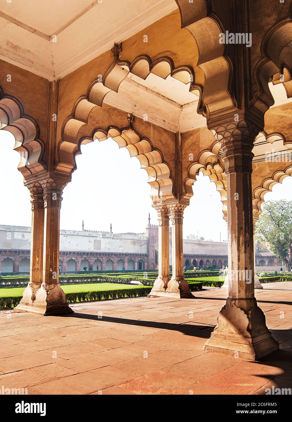 Architectural detail of Agra Fort, Agra, India Stock Photo - Alamy
