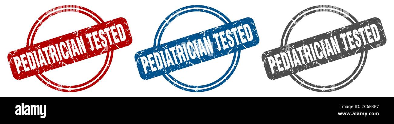 pediatrician tested stamp. pediatrician tested sign. pediatrician ...