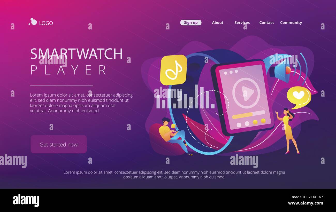 Smartwatch portable media player hi-res stock photography and images ...