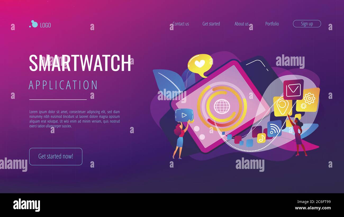 Software smartwatch hi-res stock photography and images - Alamy