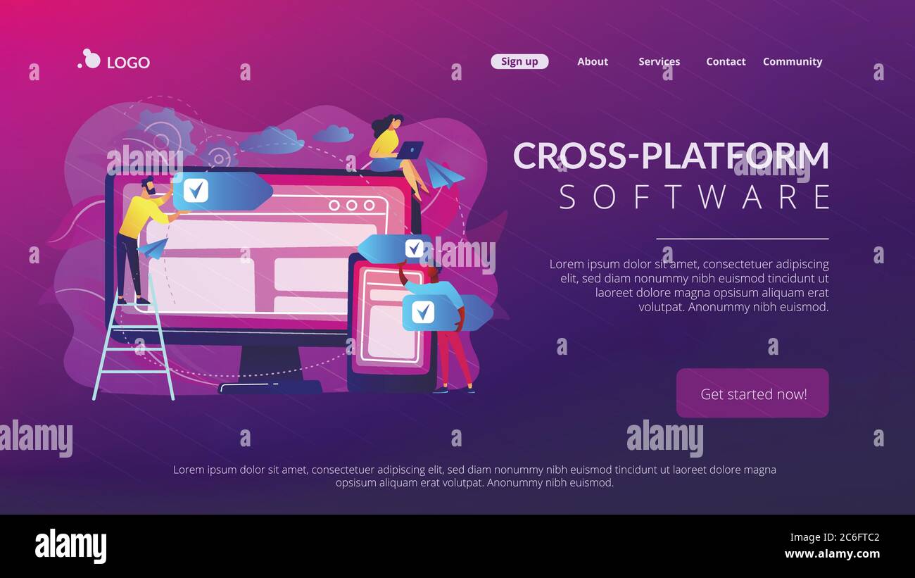 Multi platform Stock Vector Images - Alamy