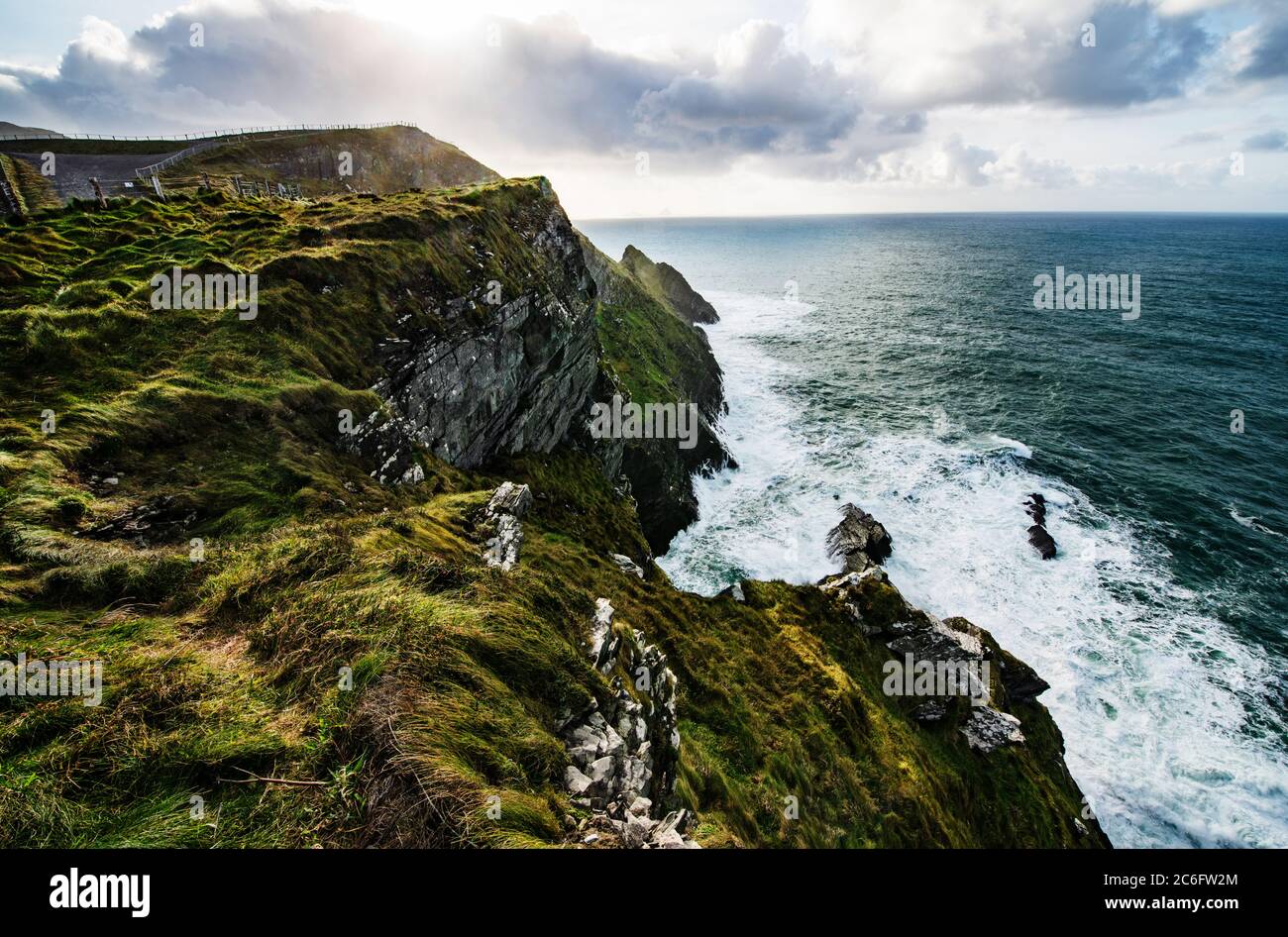Cliffs of Kerry, Ireland Stock Photo - Alamy