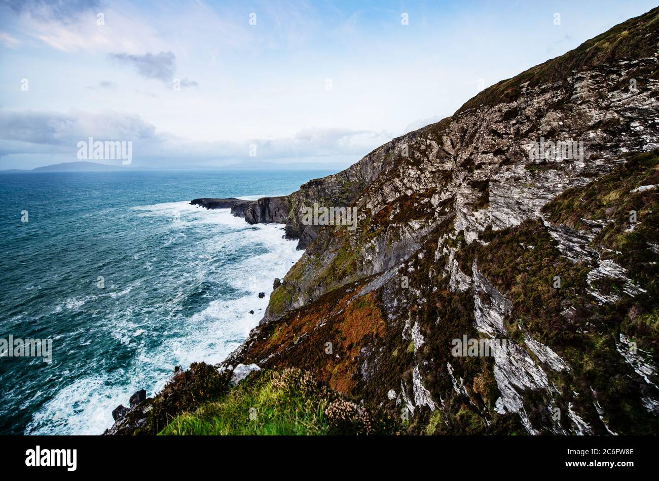 Cliffs of Kerry, Ireland Stock Photo - Alamy
