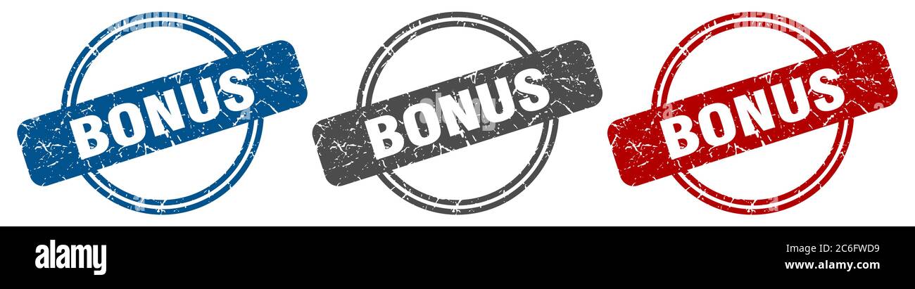 bonus stamp. bonus sign. bonus label set Stock Vector Image & Art - Alamy