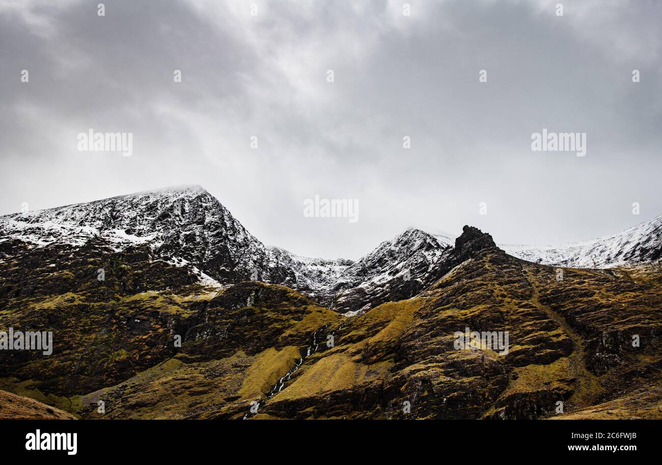 MacGillycuddy's Reeks mountain range, Kerry, Ireland Stock Photo - Alamy