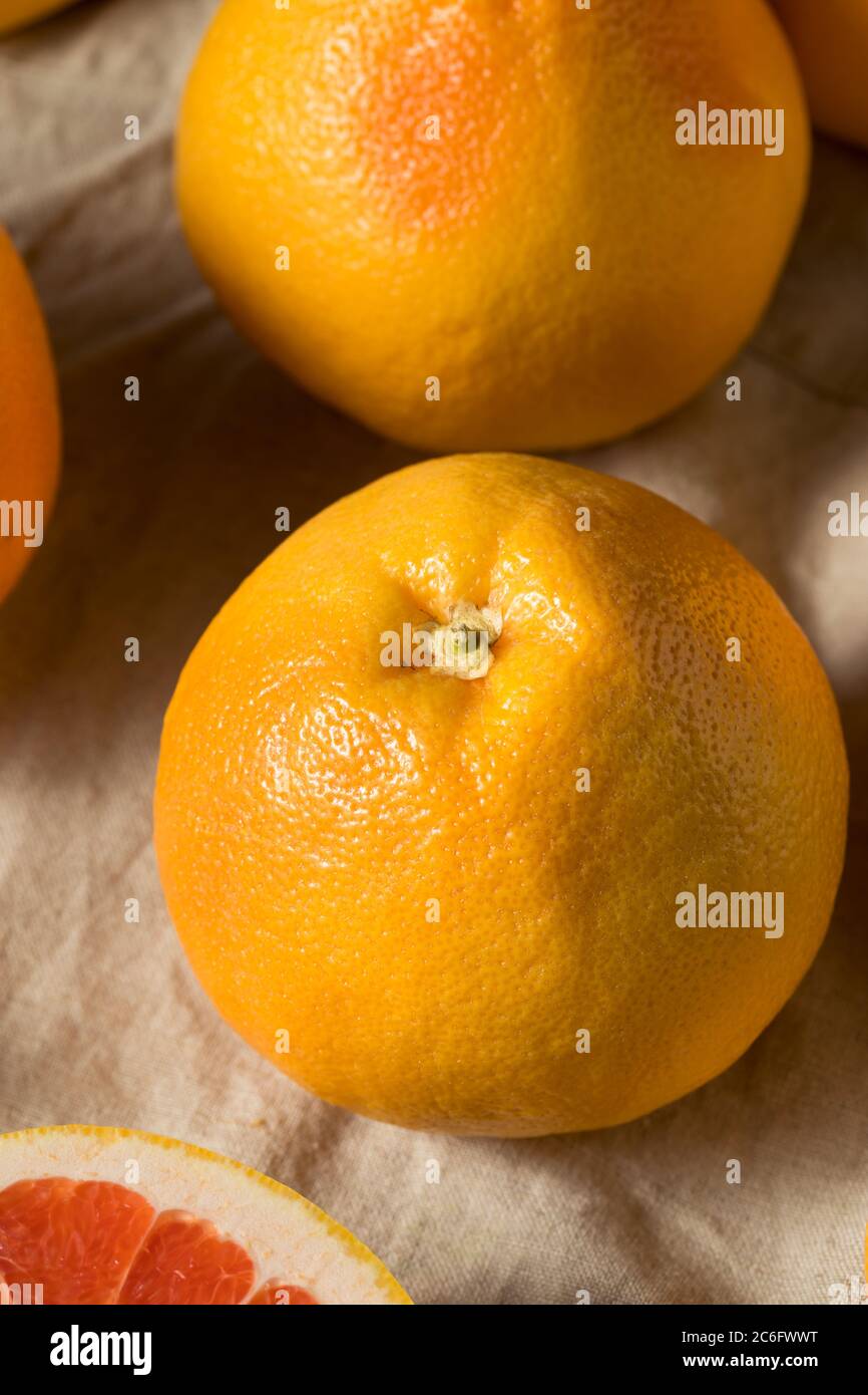 Raw Organic Ruby Red Grapefruit Ready to Eat Stock Photo - Alamy