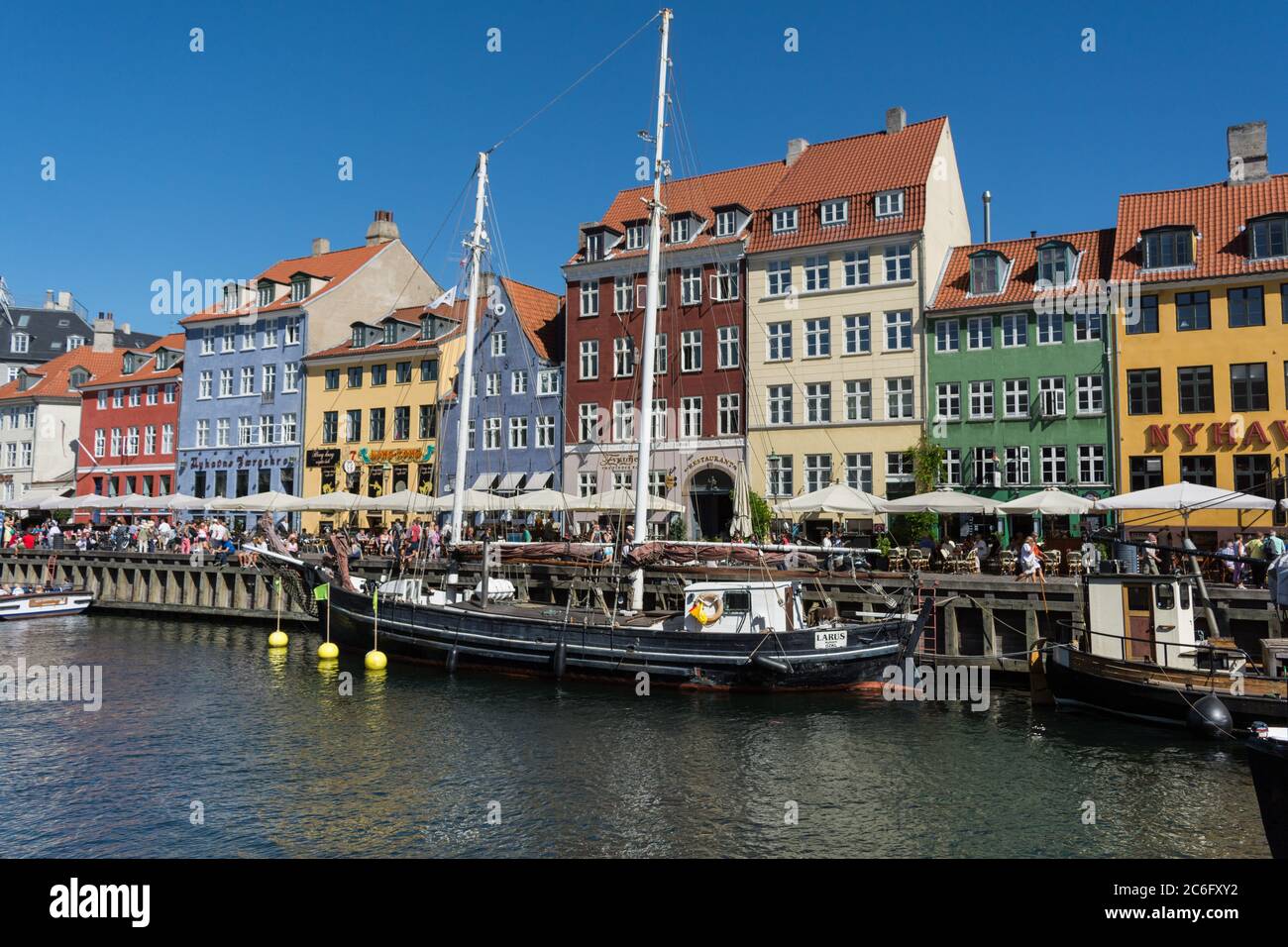 Denmark copenhagen nyhavn district on hi-res stock photography and ...