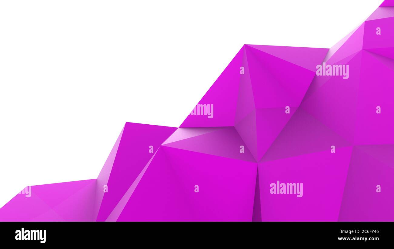 Purple abstract modern crystal background. Polygon, Line, Triangle ...