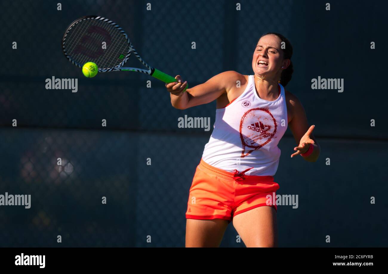 Jelena ostapenko practice hi-res stock photography and images - Alamy