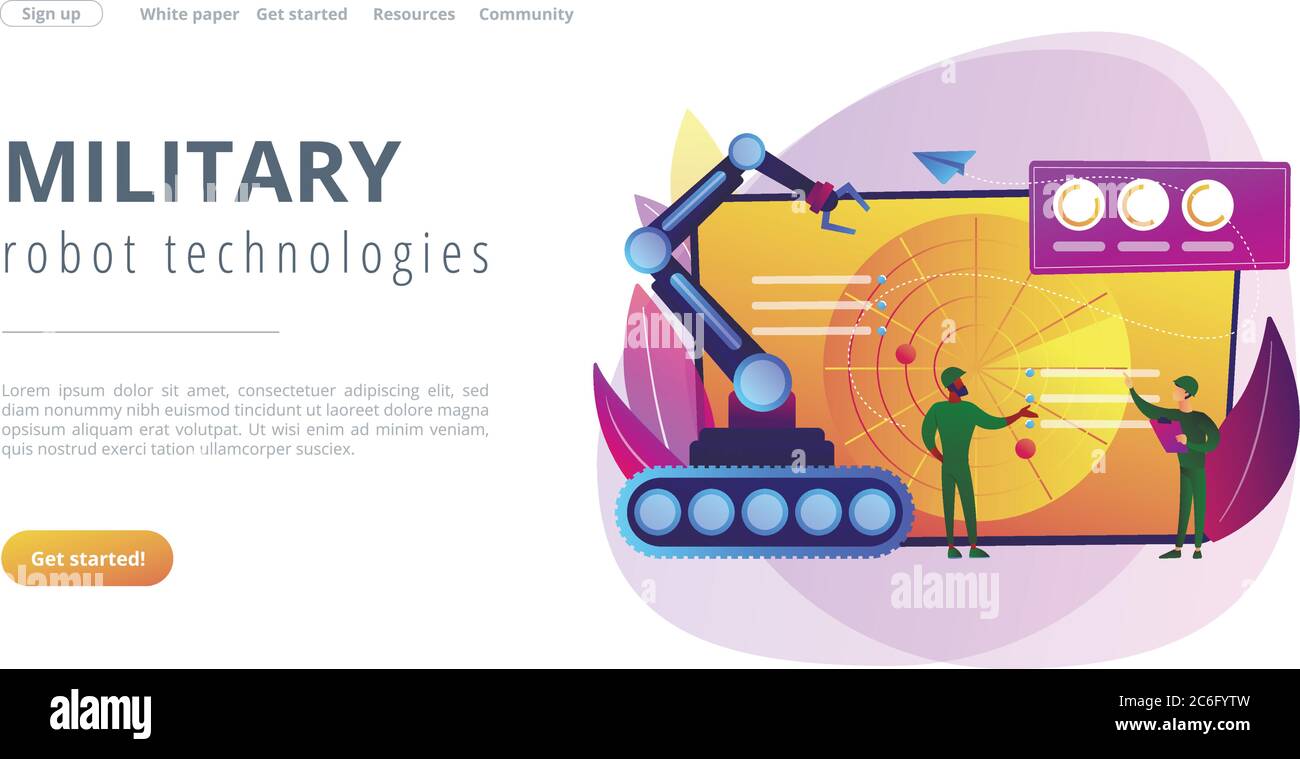 Military robotics hi-res stock photography and images - Alamy