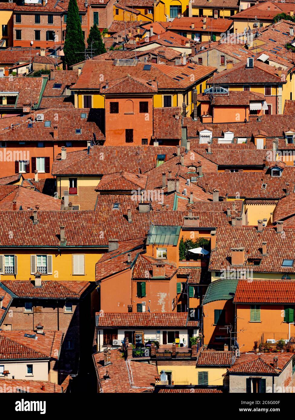 Aerial view of Bologna, Italy Stock Photo - Alamy