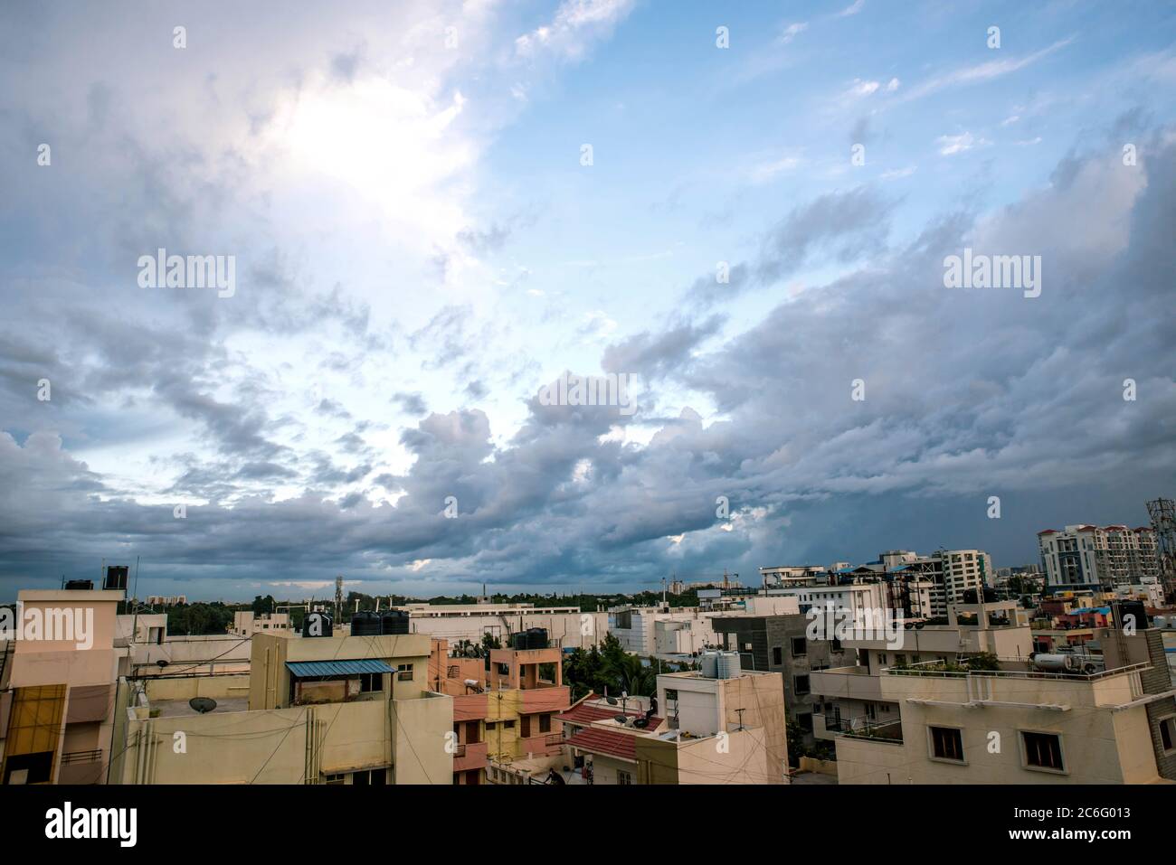 landscape of city building view Stock Photo - Alamy