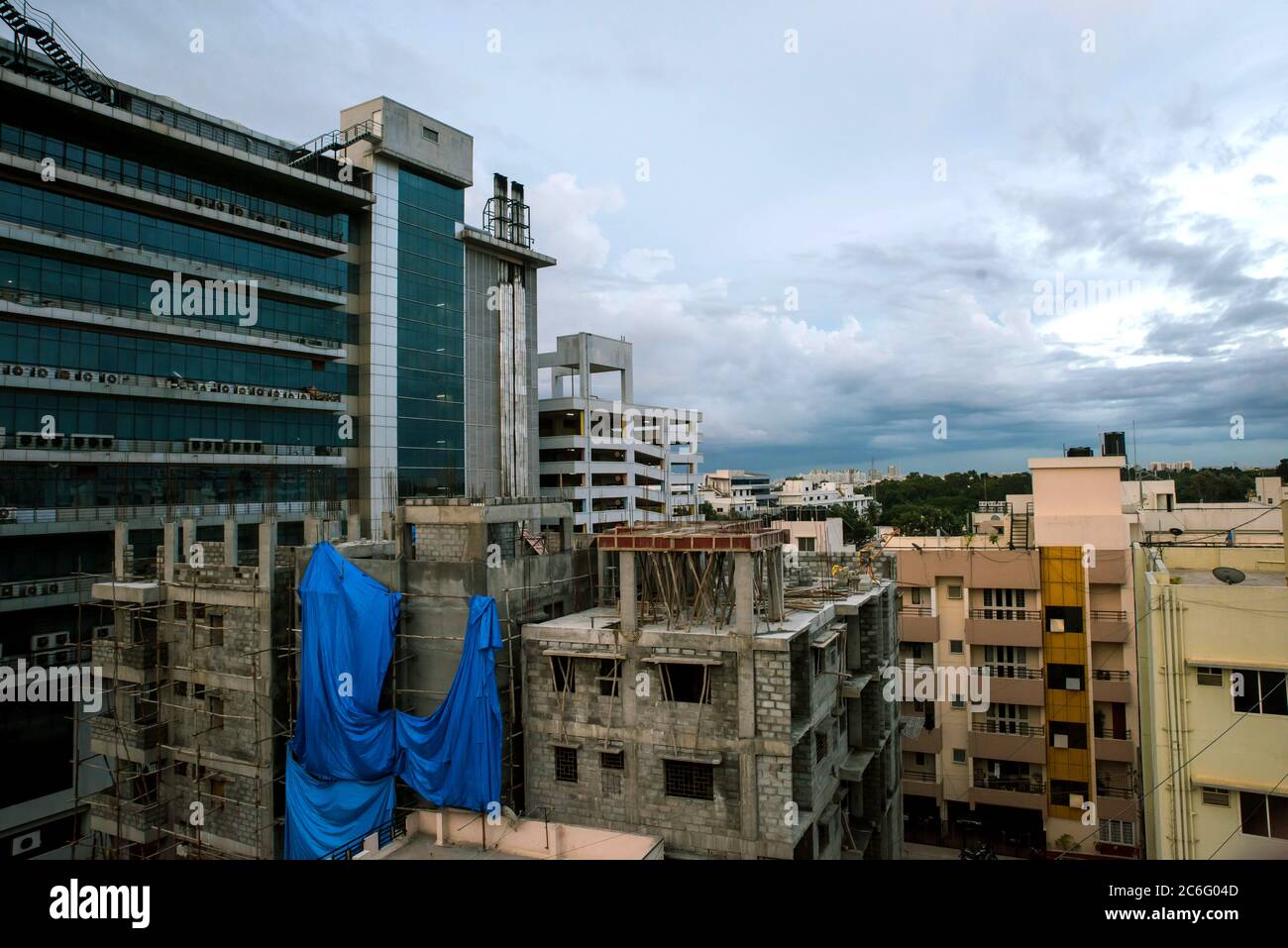 landscape of city building view Stock Photo - Alamy