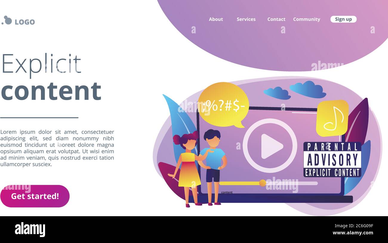 Parental advisory sticker hi-res stock photography and images - Alamy