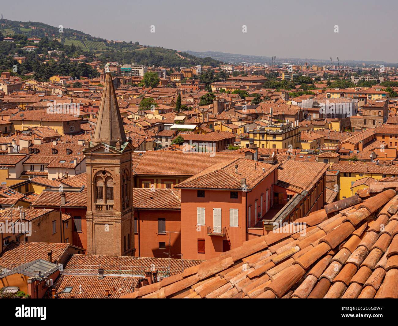 Aerial view of Bologna. Italy Stock Photo - Alamy