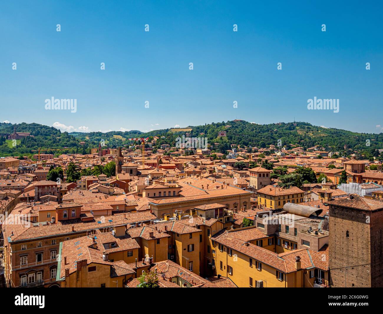 Aerial view of Bologna. Italy Stock Photo - Alamy