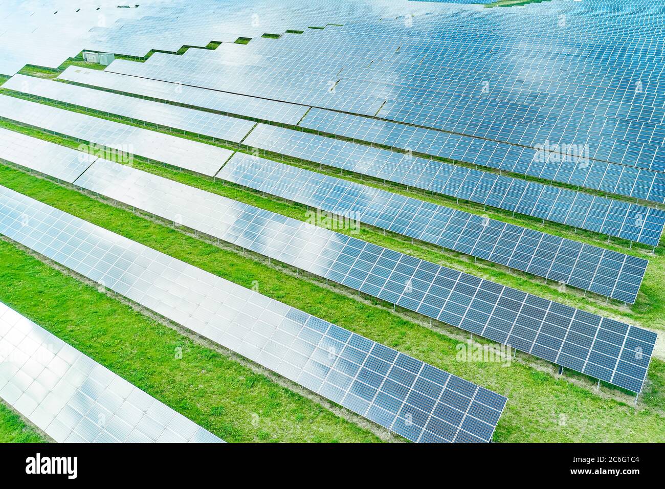 Sky reflected on solar panel hi-res stock photography and images - Alamy