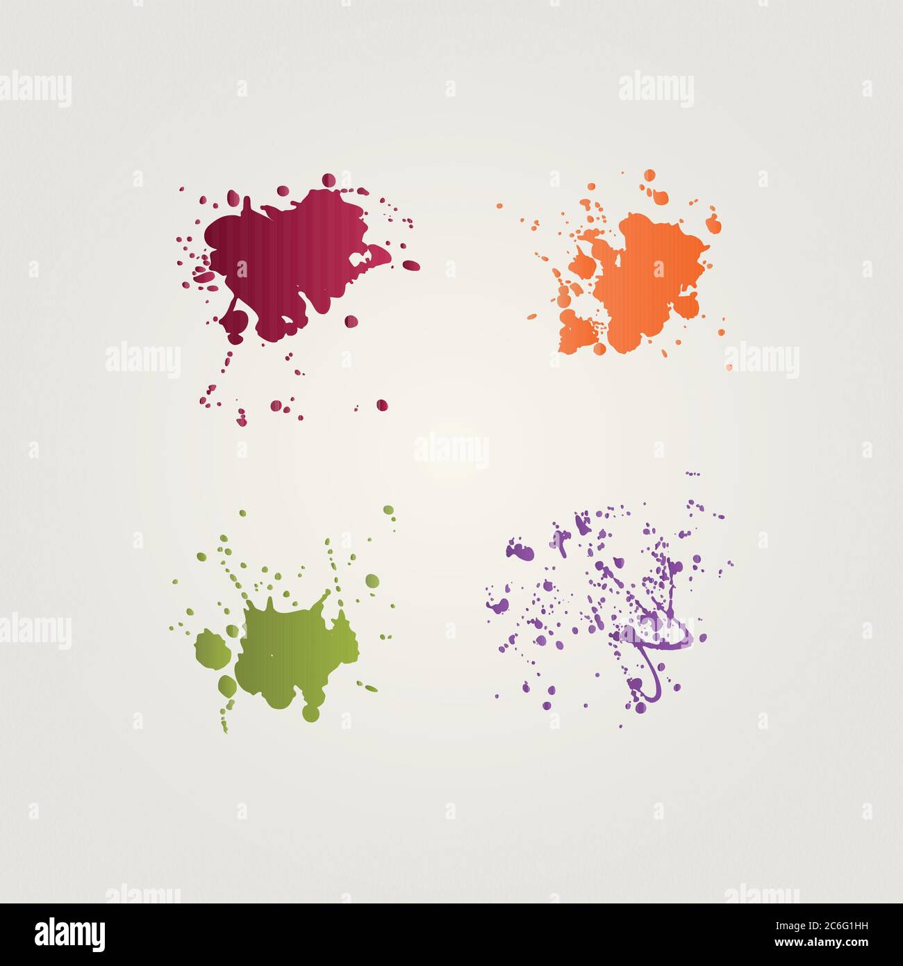 Paint splash set, vector illustration Stock Vector Image & Art - Alamy