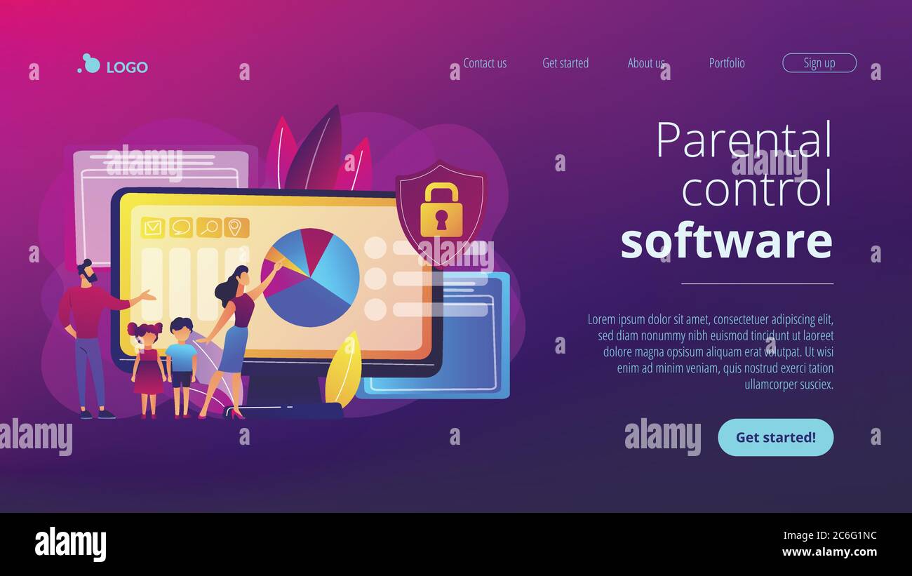 Parental control Stock Vector Images - Alamy