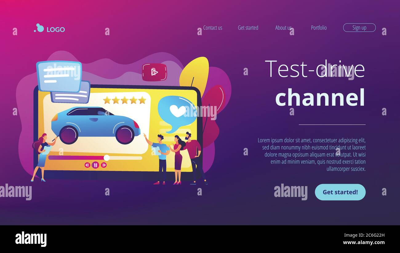 Car review Stock Vector Images - Alamy