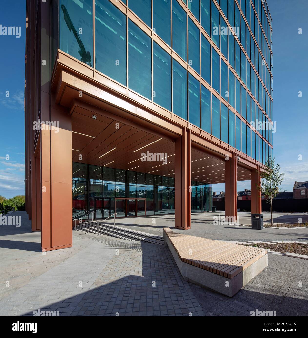 External daytime views of The Lumen building on Newcastle Helix ...