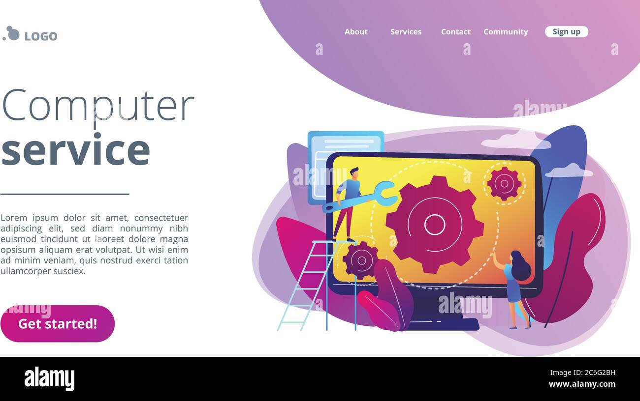 Page setup Stock Vector Images - Alamy