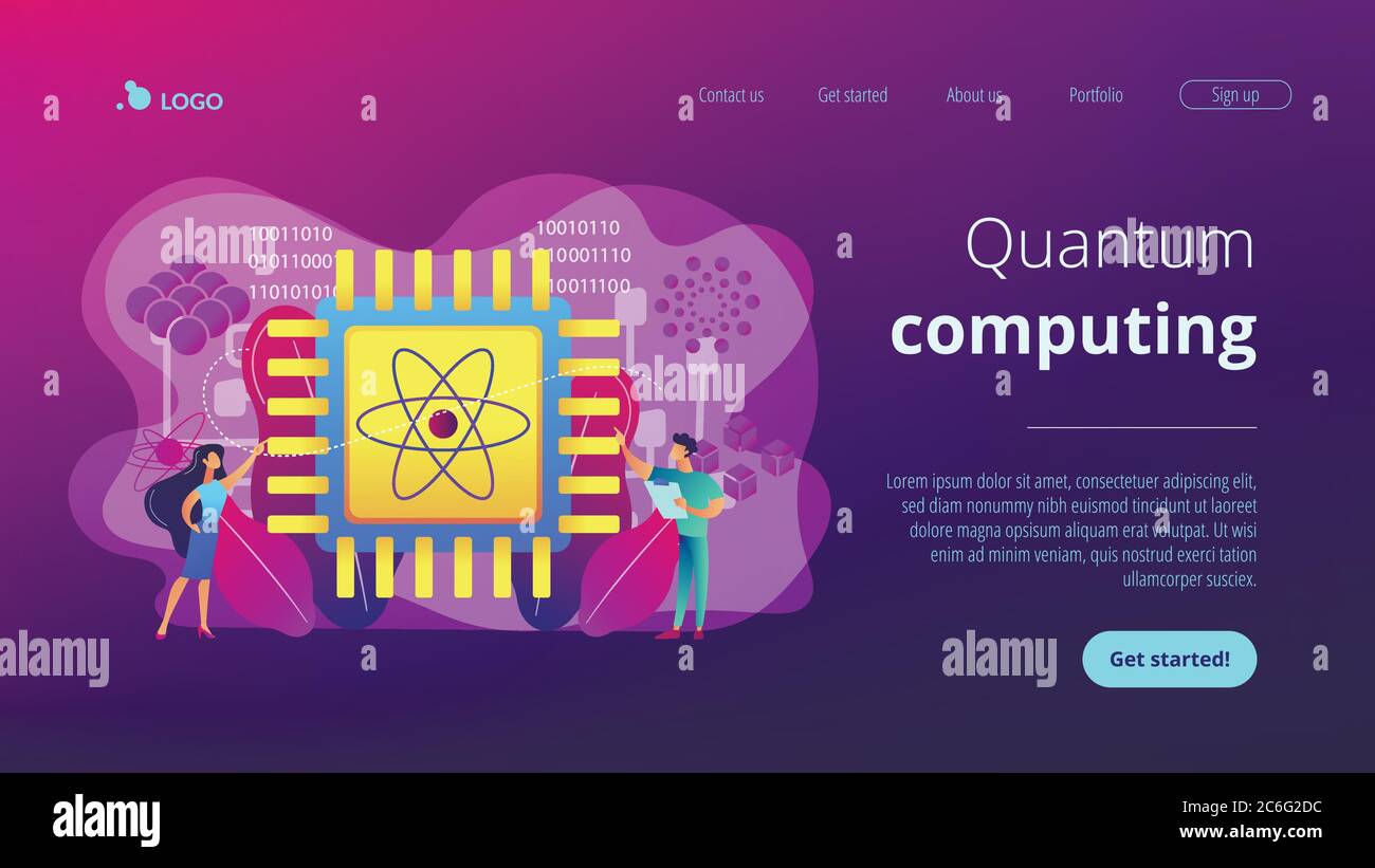 Optical technology concept landing page Stock Vector Image & Art - Alamy