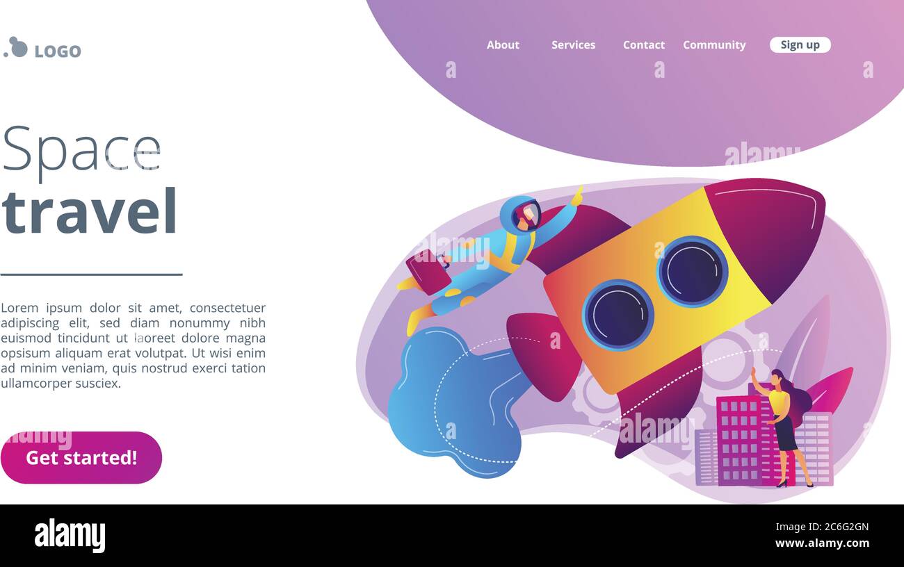 Space travel infographic Stock Vector Images - Alamy