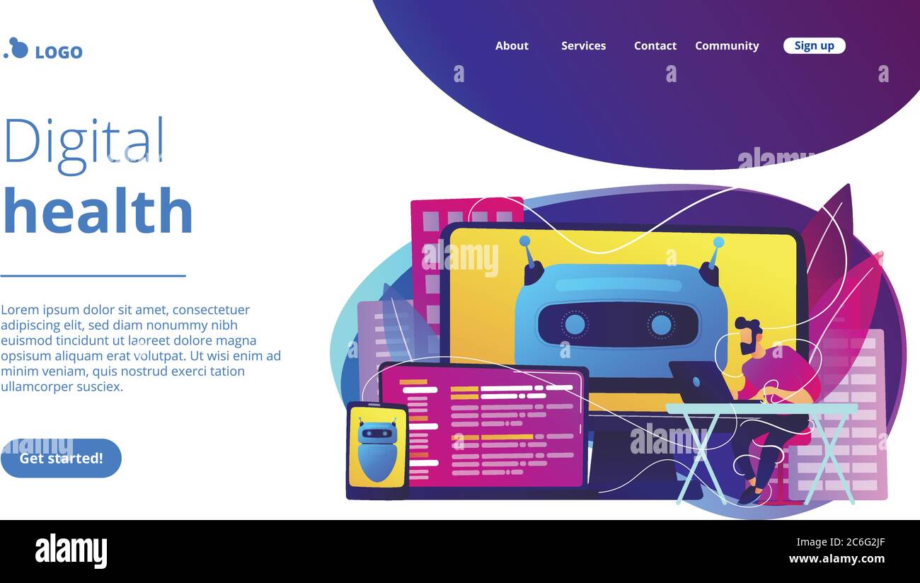 Digital wellbeing Stock Vector Images - Alamy