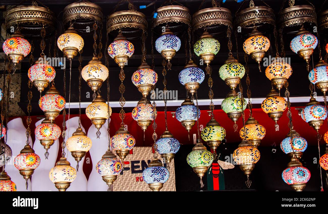 Ottoman style lamps hi-res stock photography and images - Alamy