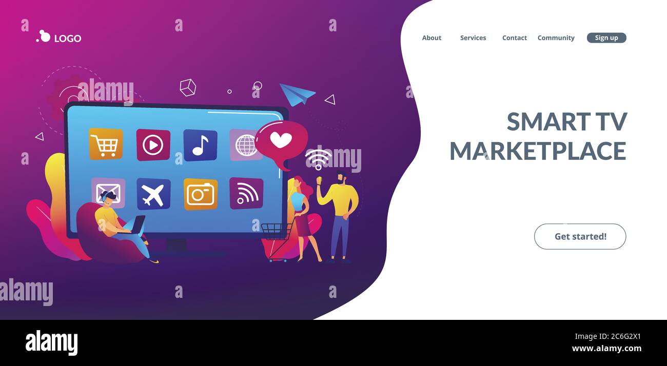 Tv applications hi-res stock photography and images - Alamy