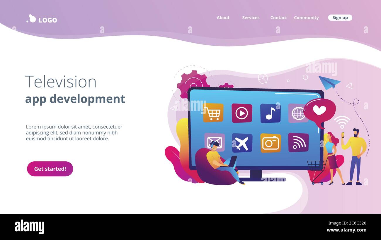 Tv applications hi-res stock photography and images - Alamy