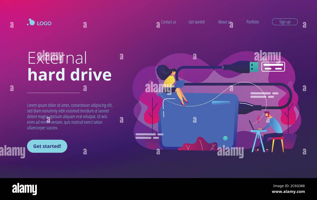 External hardware Stock Vector Images - Alamy