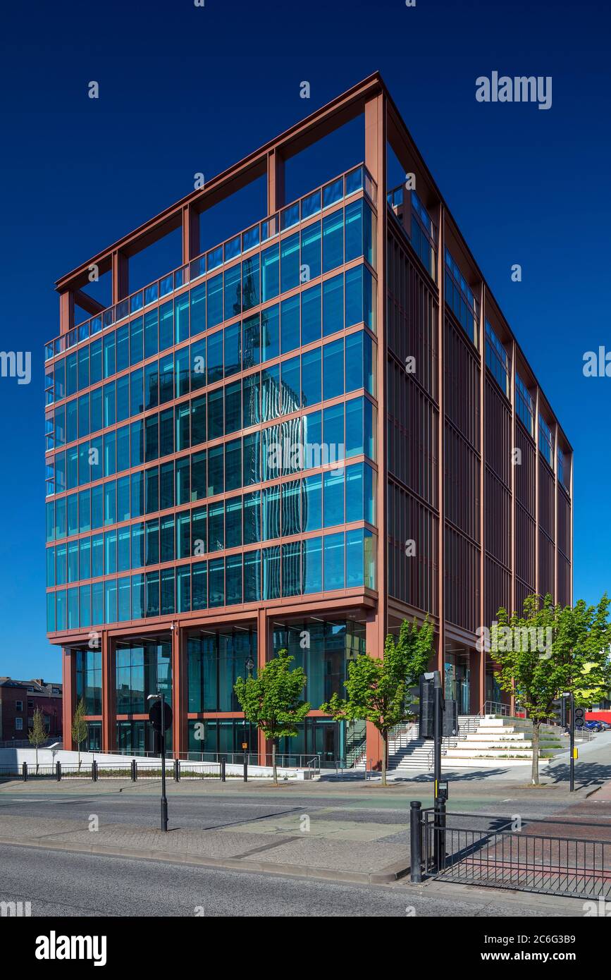 External daytime views of The Lumen building on Newcastle Helix ...