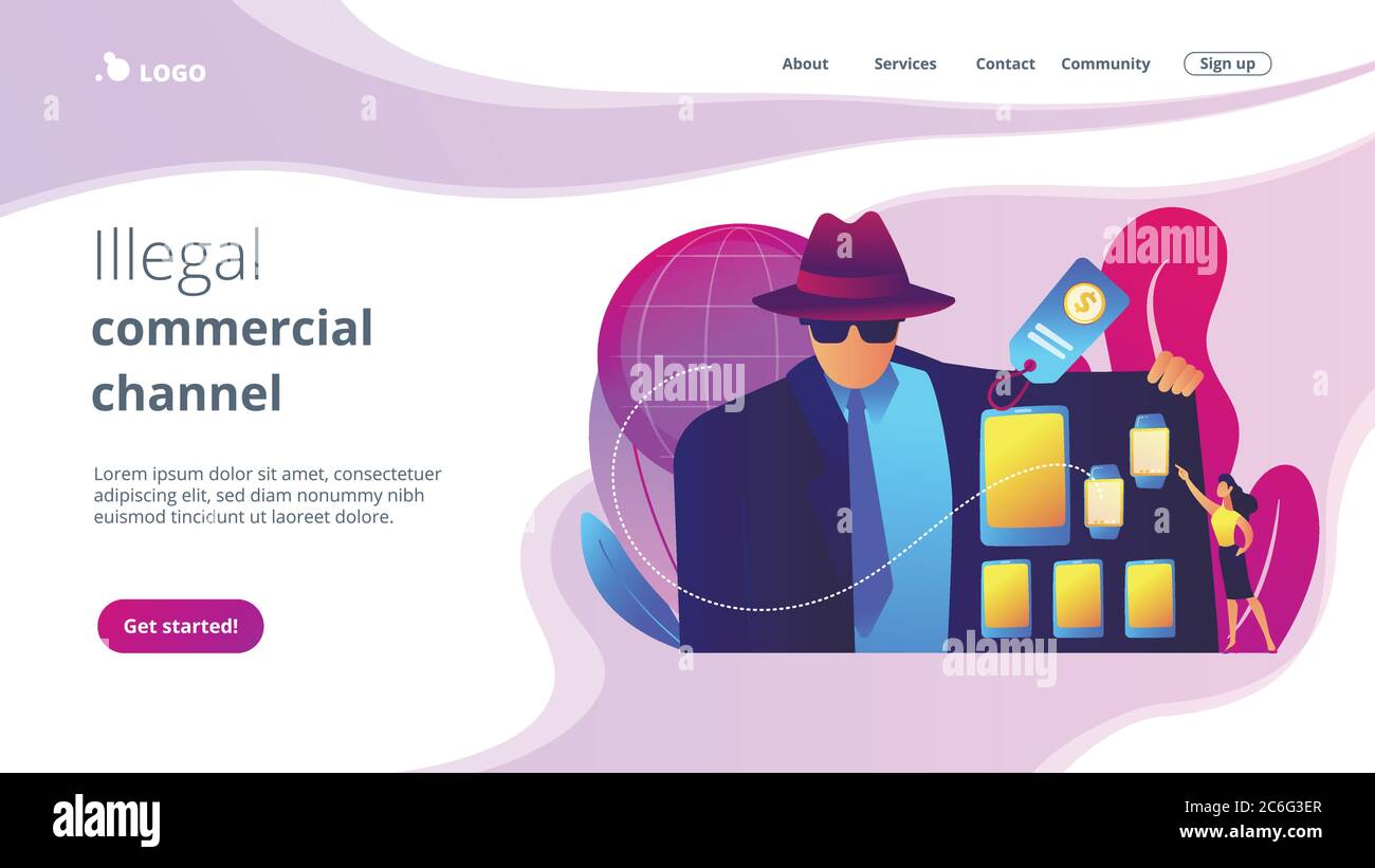 Gray market Stock Vector Images - Alamy