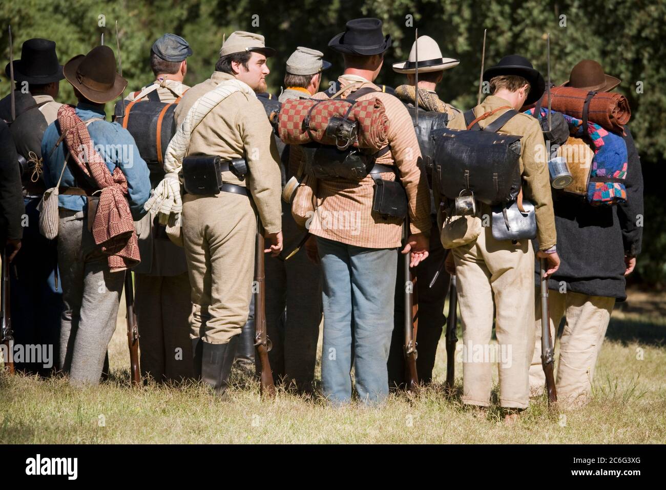 Civil War reenactment at Fort Tejon State Historic Park,Lebec,Kern ...