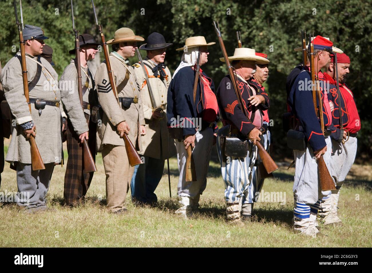 Civil War reenactment at Fort Tejon State Historic Park,Lebec,Kern ...