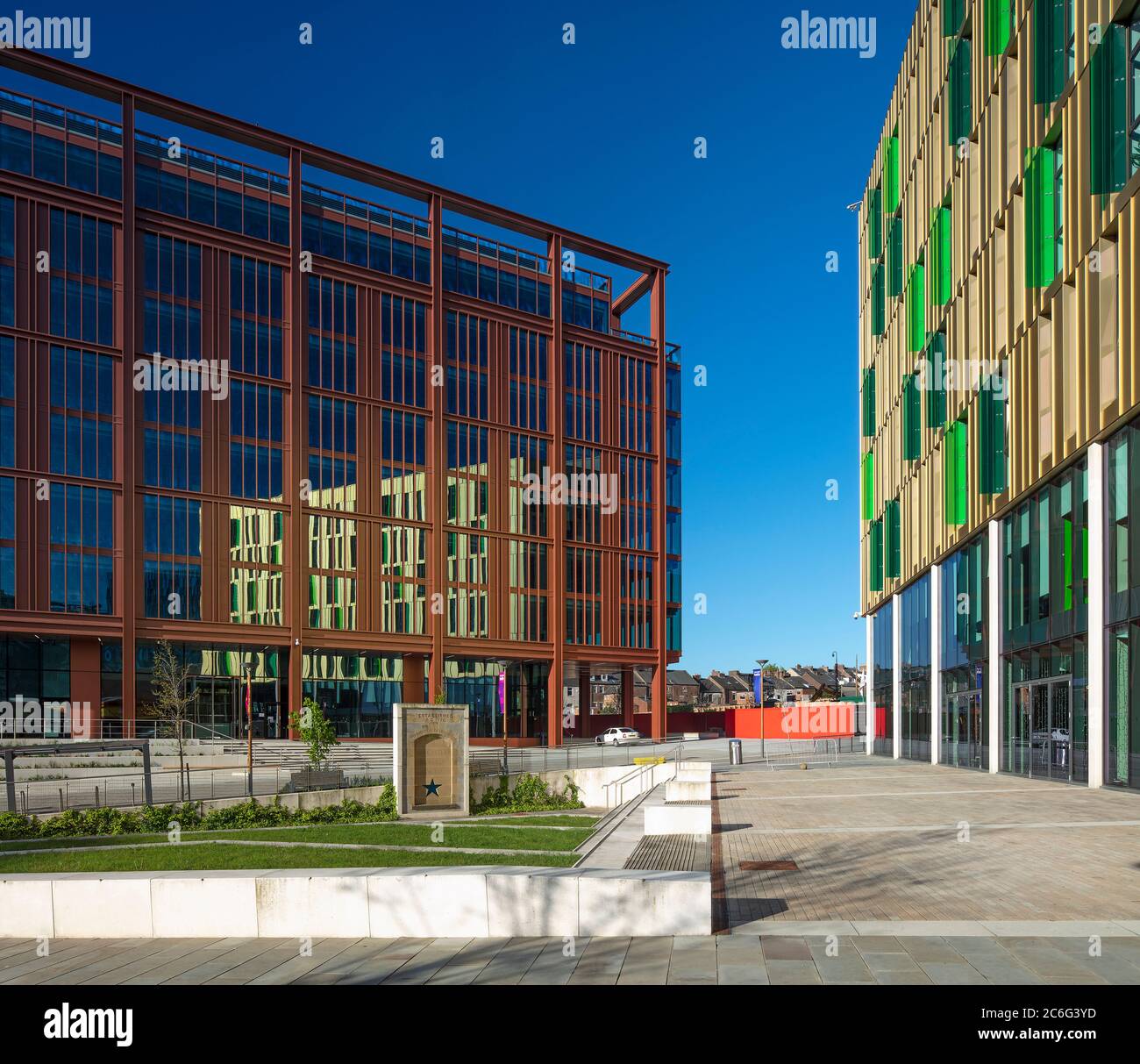 External daytime views of The Lumen building on Newcastle Helix ...