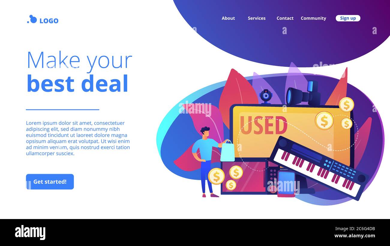 Flea market used electronics hi-res stock photography and images - Alamy